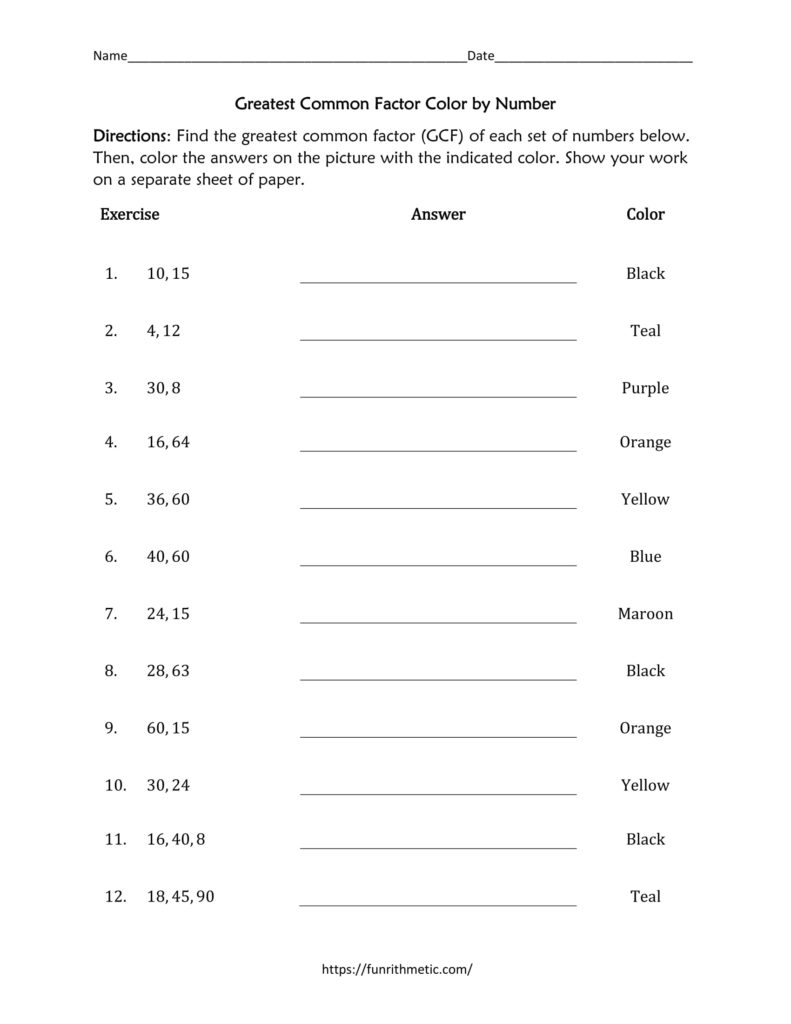 Basic Math Operations Color by Number Mega Bundle: Essential Skills ...