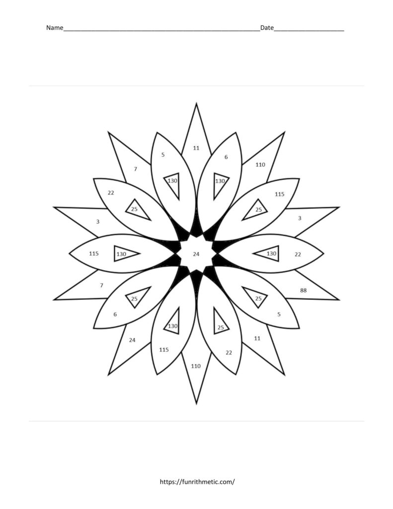 Geometry Skills Color By Number Bundle 1: 10 Essential Skills ...