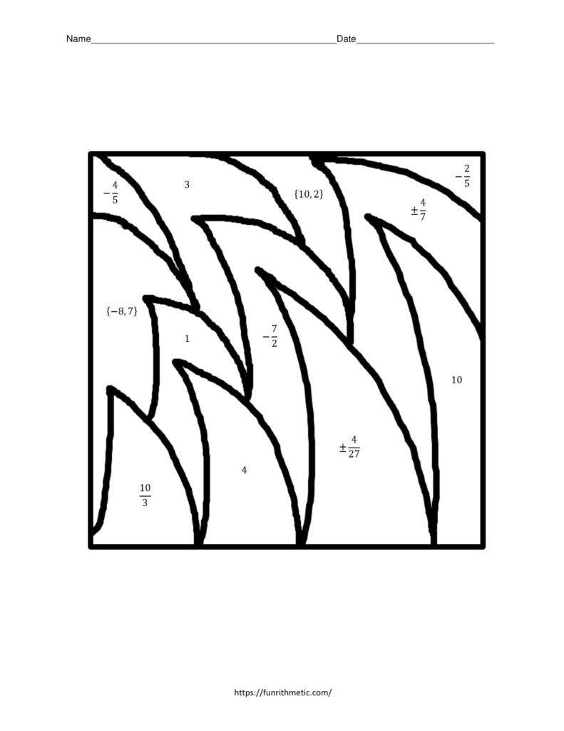 Algebra 2 Zen Math Bundle 1 | Funrithmetic