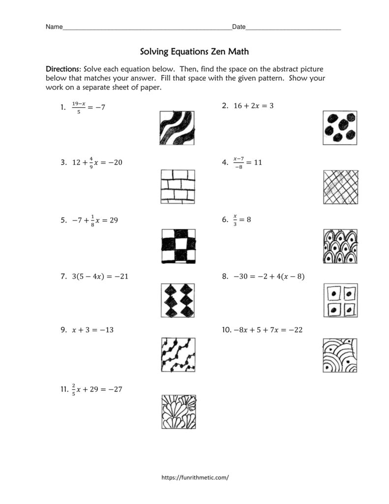 Zen Math Algebra I Bundle | Funrithmetic