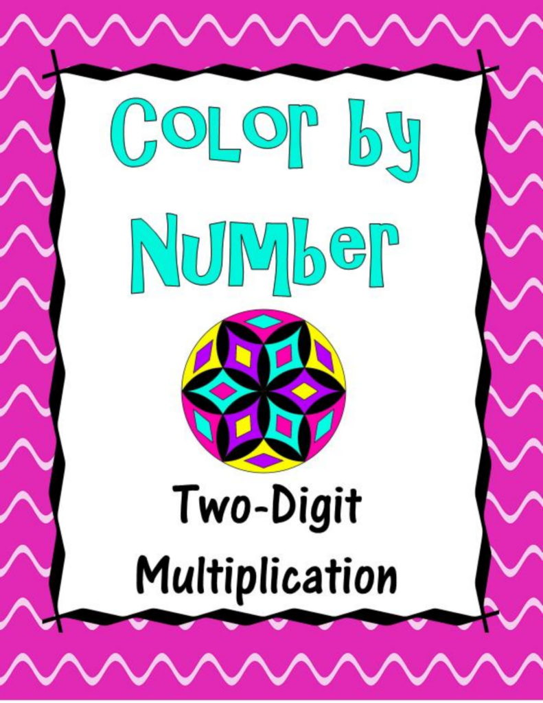 2-Digit Multiplication Color by Number-1 | Funrithmetic
