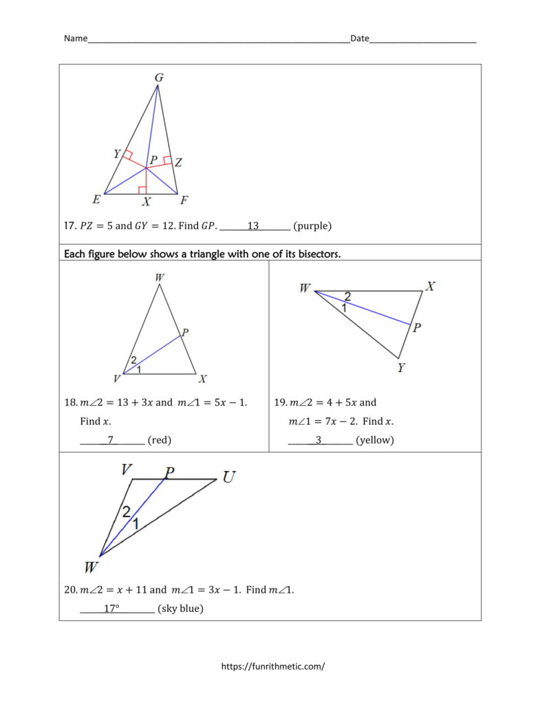 Angle Bisectors of Triangles-6 | Funrithmetic
