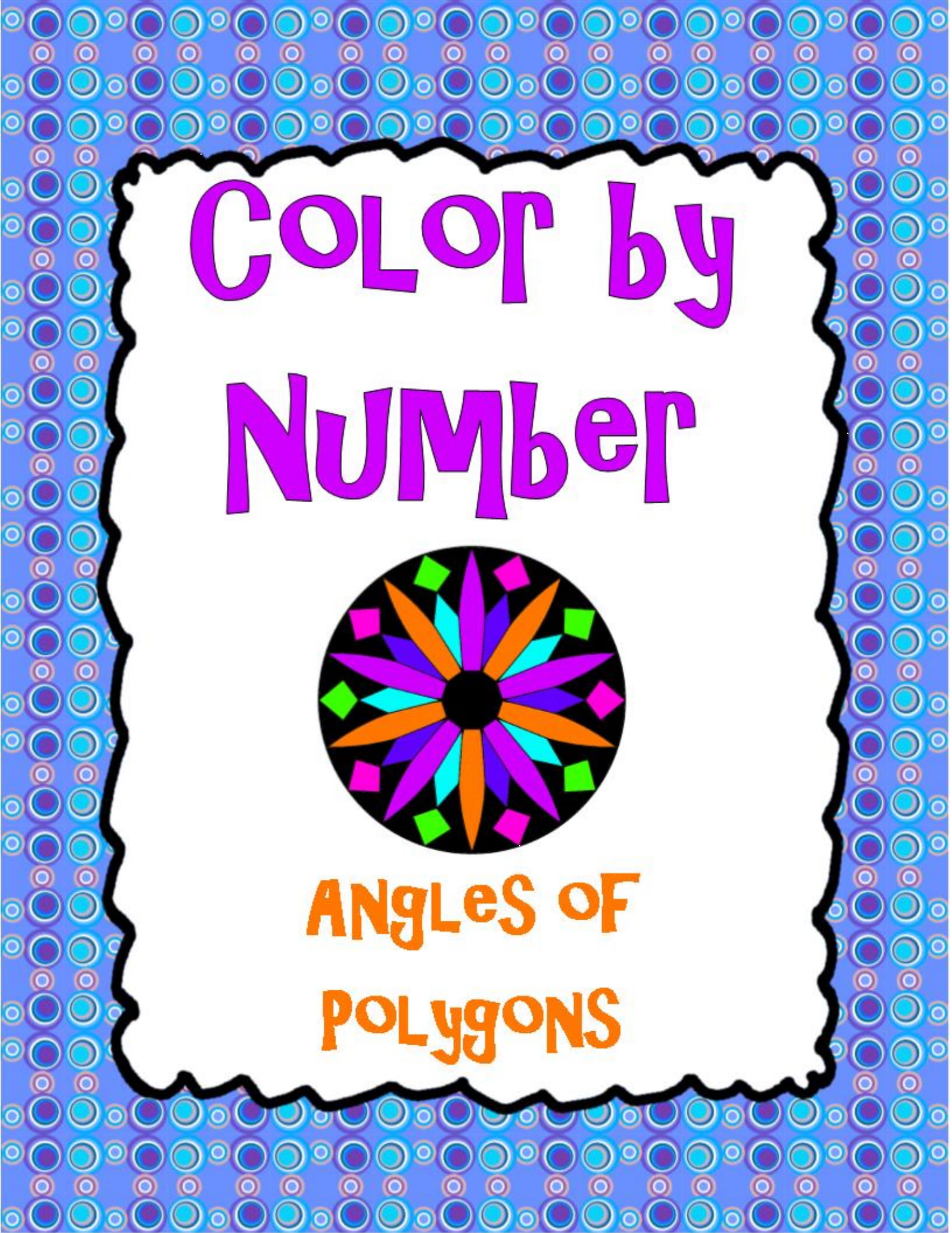 Angles of Polygons Color by Number-1 | Funrithmetic