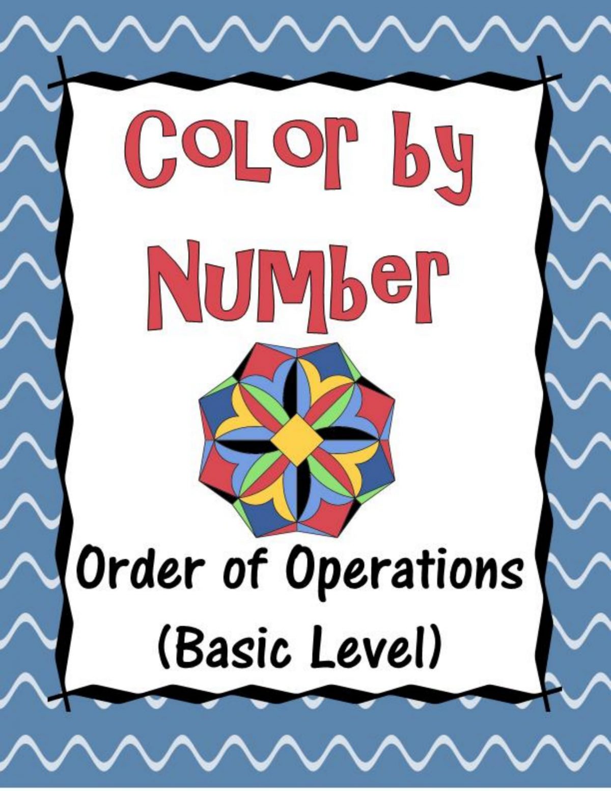 Basic Order of Operations Color by Number-1 | Funrithmetic