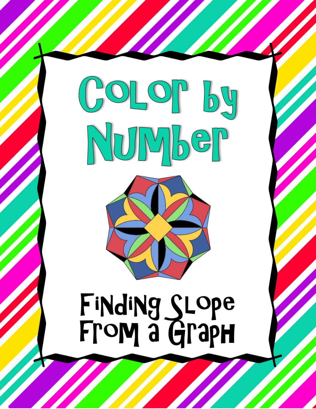 Finding Slope Given Graph Color by Number-1 | Funrithmetic