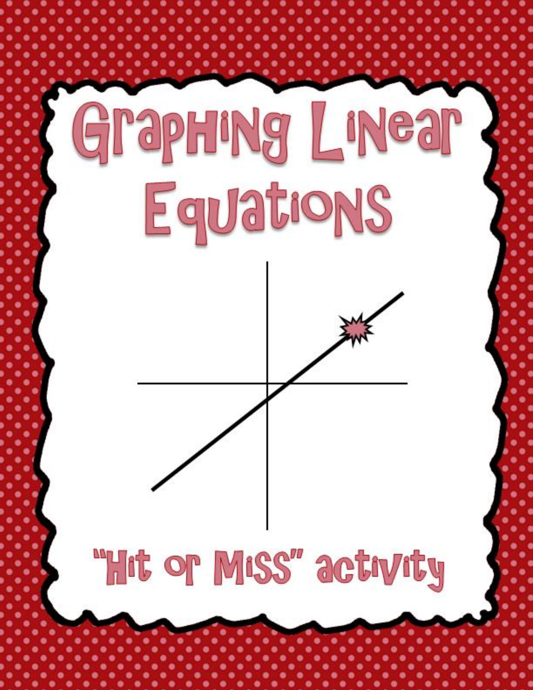Graphing Linear Equations BattlePoint-1 | Funrithmetic
