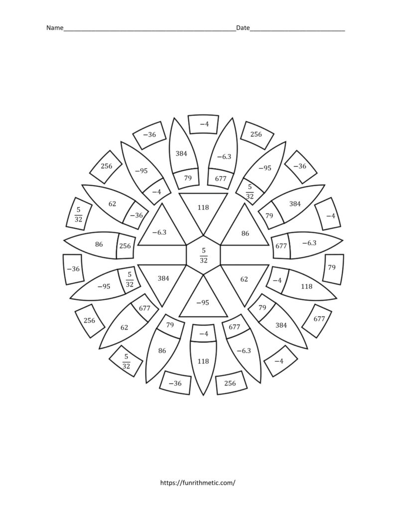 Introduction to Sequences Color by Number | Funrithmetic