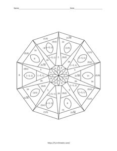 Properties of Ellipses Color by Number | Funrithmetic