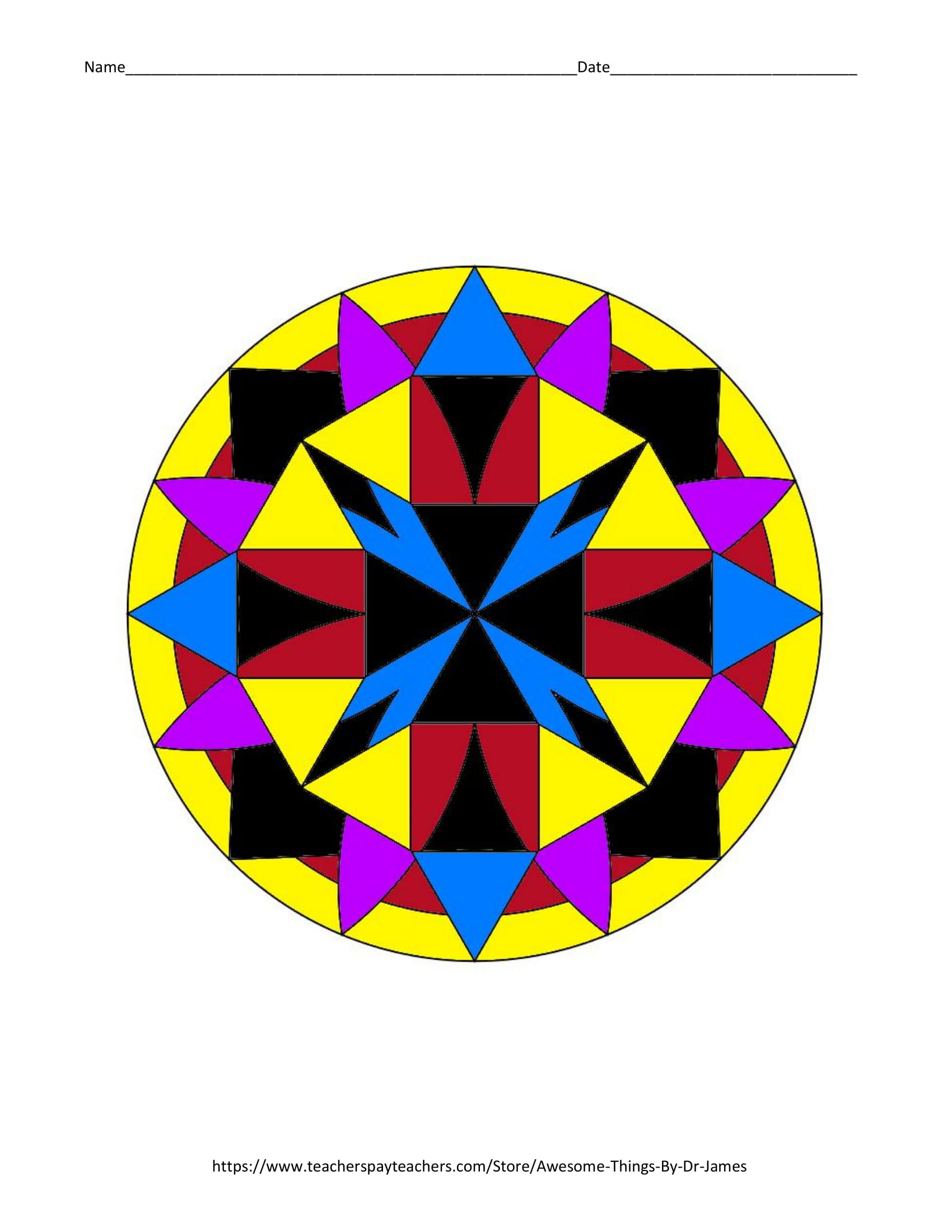 Properties of Real Numbers Color by Number-5 | Funrithmetic