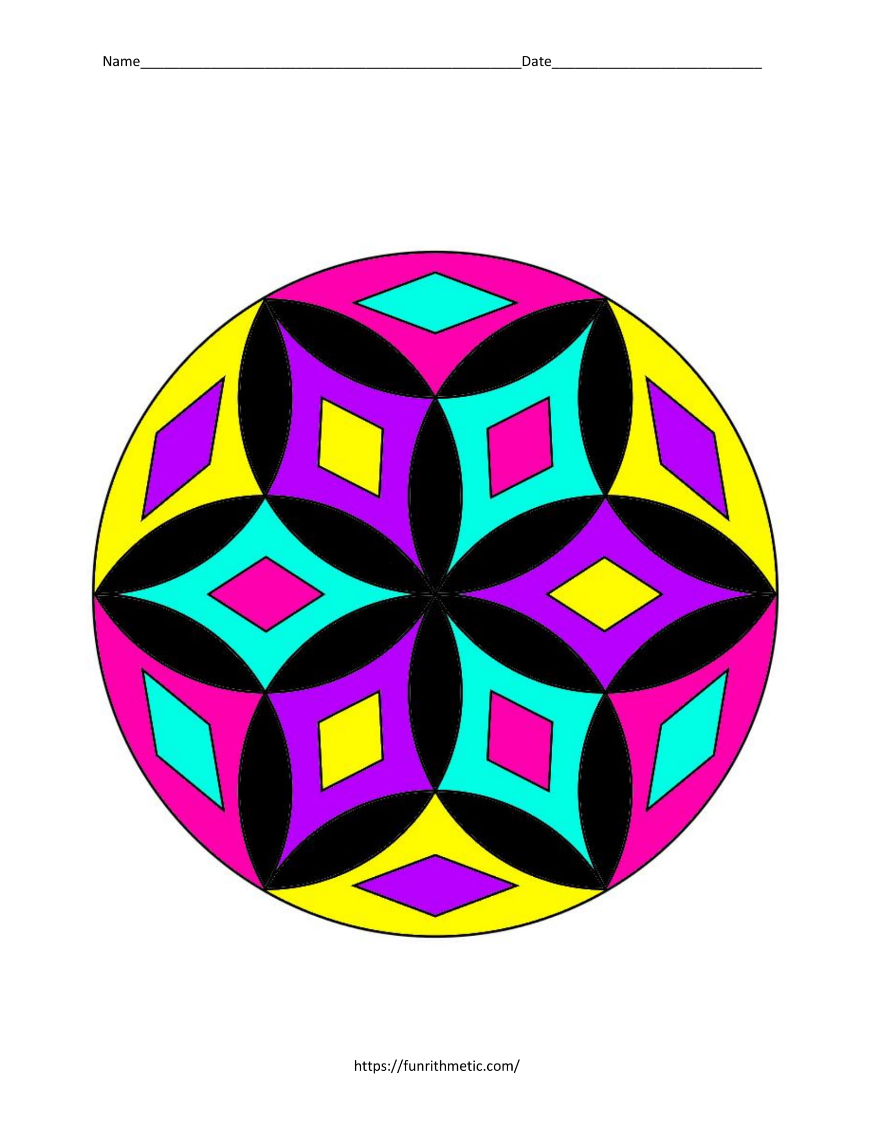 Rationalizing Imaginary Denominators Color by Number-5 | Funrithmetic