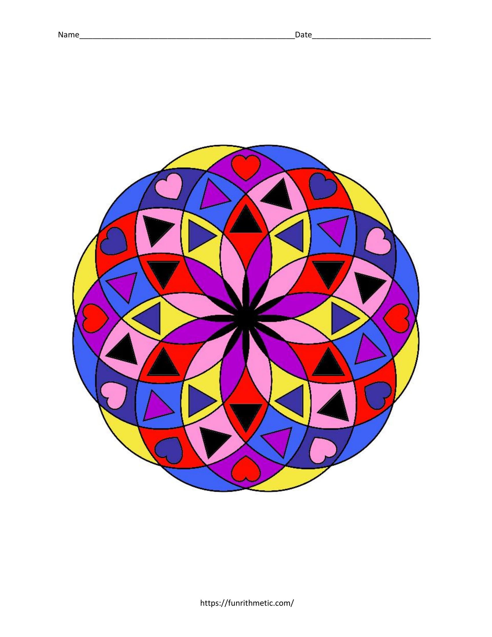 Simplifying Exponents Color by Number-5 | Funrithmetic