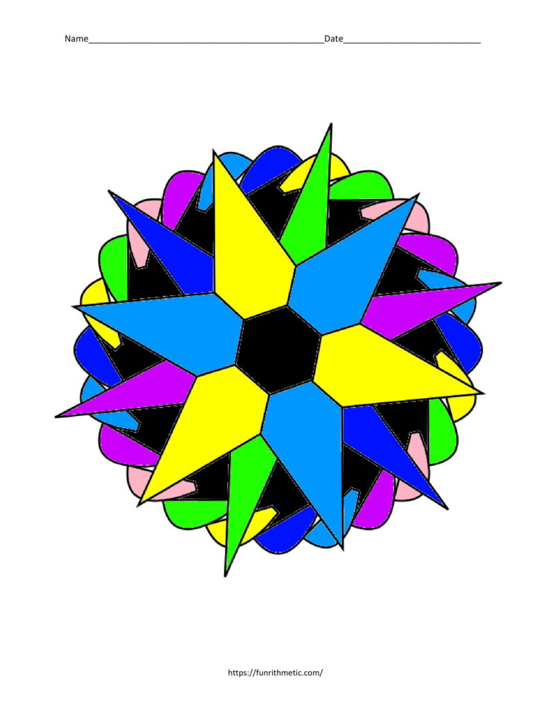 Simplifying Radicals (Algebra II) Color by Number | Funrithmetic
