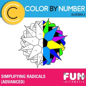 Algebra 2 Color by Number Mega Bundle: 30 Activities for Skills ...