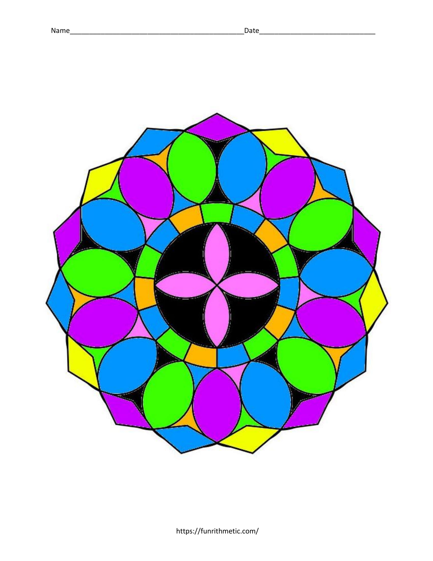 The Real Number System Color by Number-5 | Funrithmetic