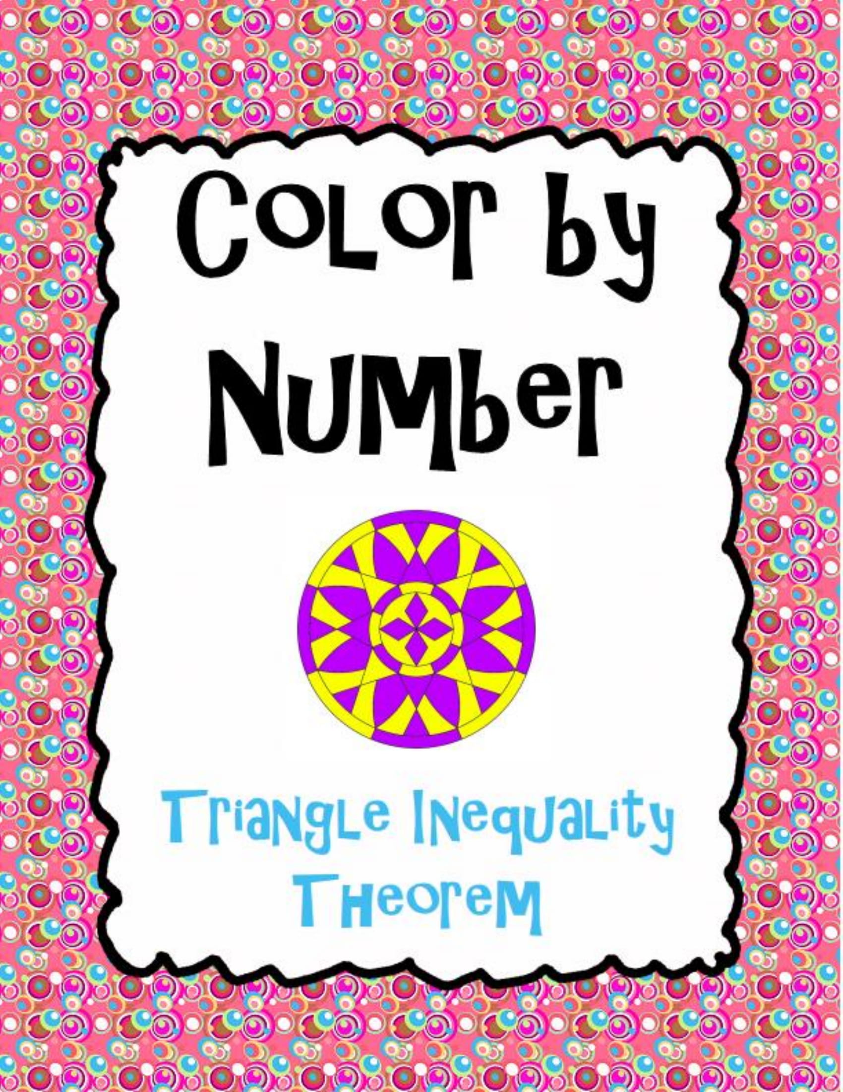 Triangle Inequality Theorem Color by Number-1 | Funrithmetic