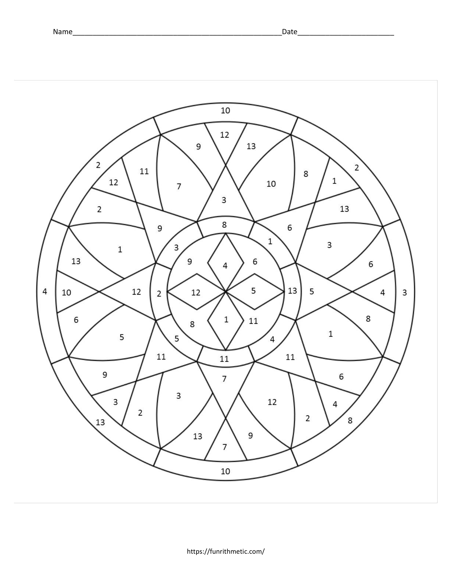 Triangle Inequality Theorem Color by Number-3 | Funrithmetic