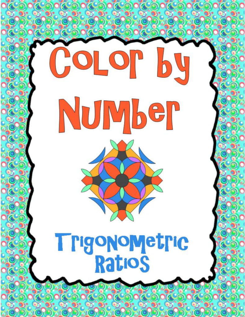 Trig Ratios Color by Number-1 | Funrithmetic