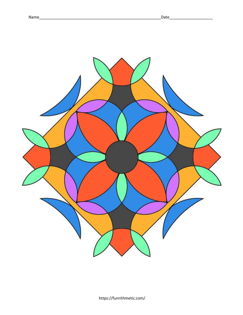 Trigonometric Ratios Color by Number | Funrithmetic