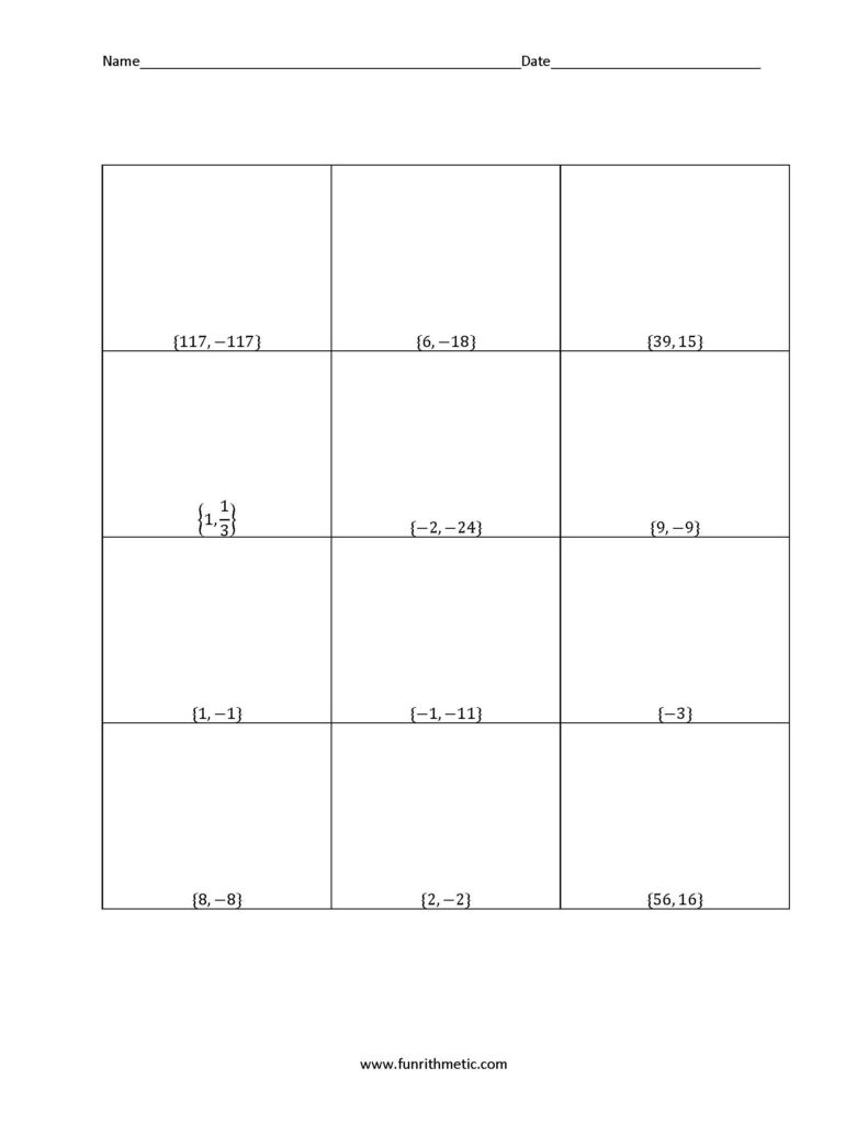 Algebra 2 Create and Color Bundle 1 | Funrithmetic