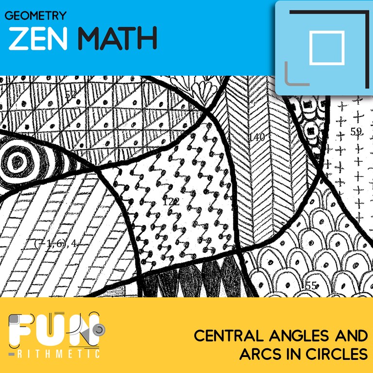 central angles and arcs in circles | Funrithmetic