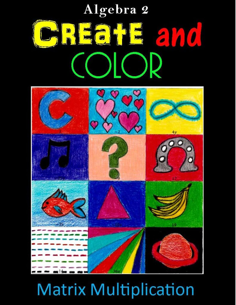 matrix multiplication create and color_Page_1 | Funrithmetic