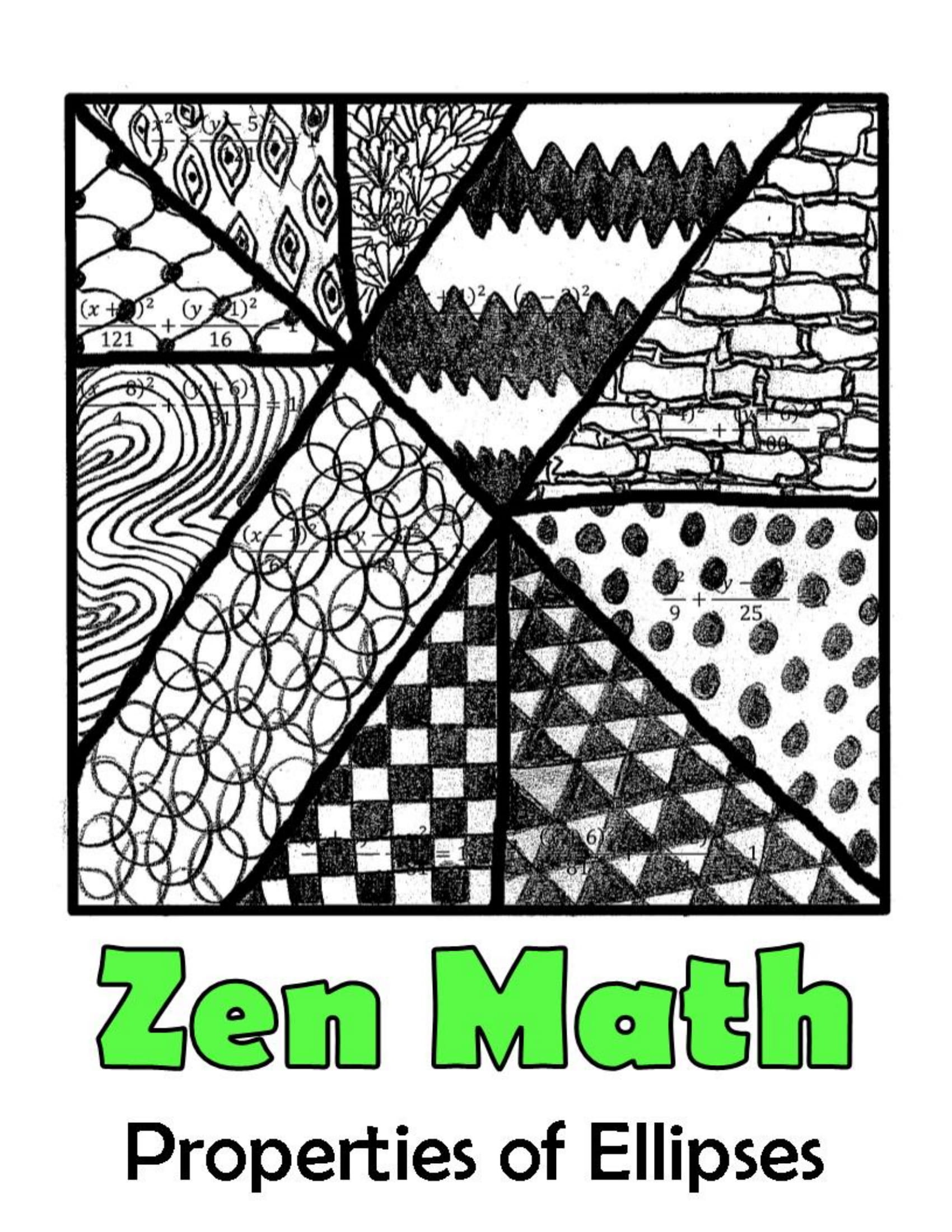 properties of ellipses zen math-1 | Funrithmetic