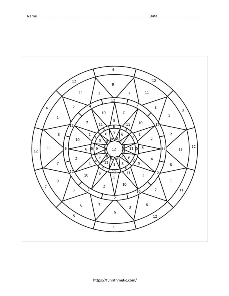 Classifying Angles Color by Number | Funrithmetic
