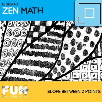 Finding Slope Between 2 Points Color by Number | Funrithmetic