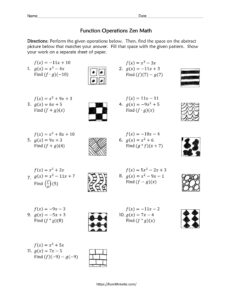 Composite Function Operations Zen Math | Funrithmetic