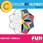 Midpoint Formula Color by Number | Funrithmetic