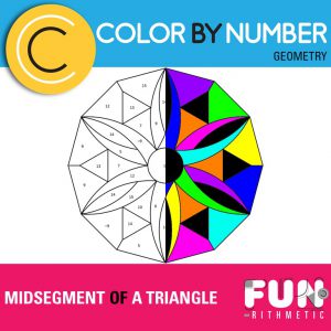 Midsegment of a Triangle Worksheet | Funrithmetic