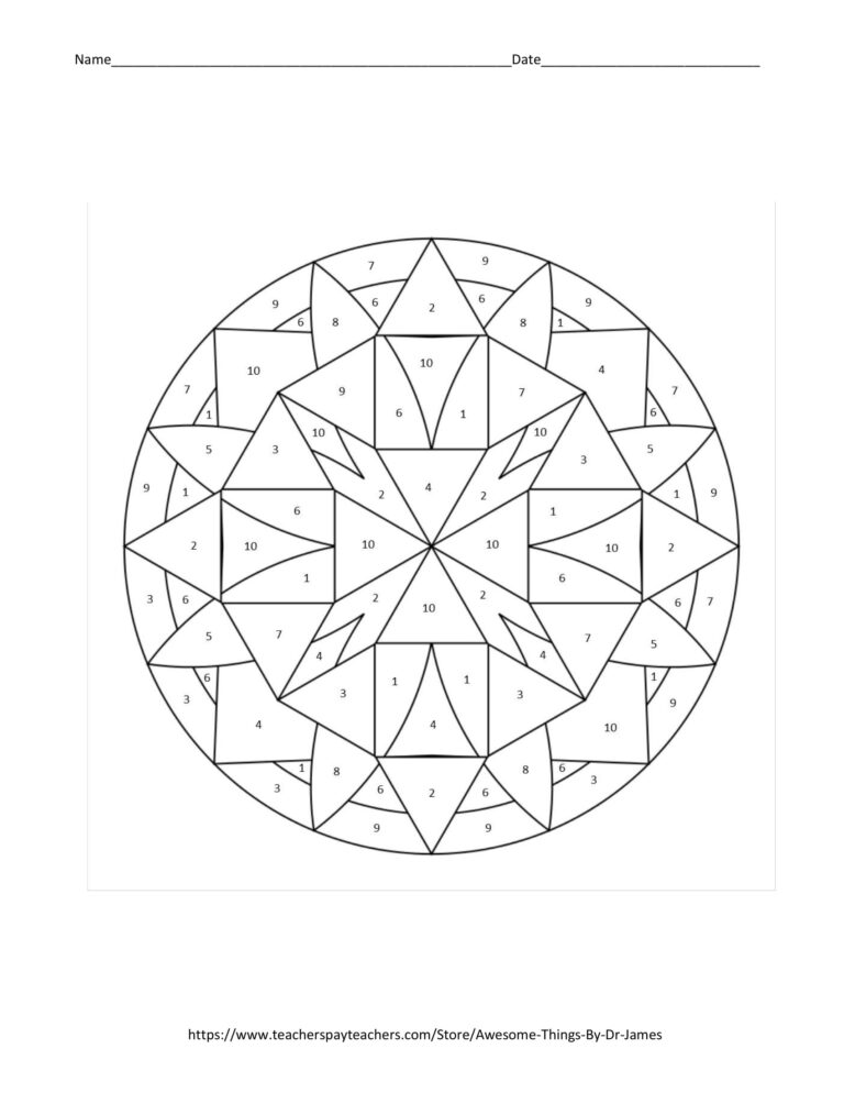 Properties of Real Numbers Color by Number | Funrithmetic