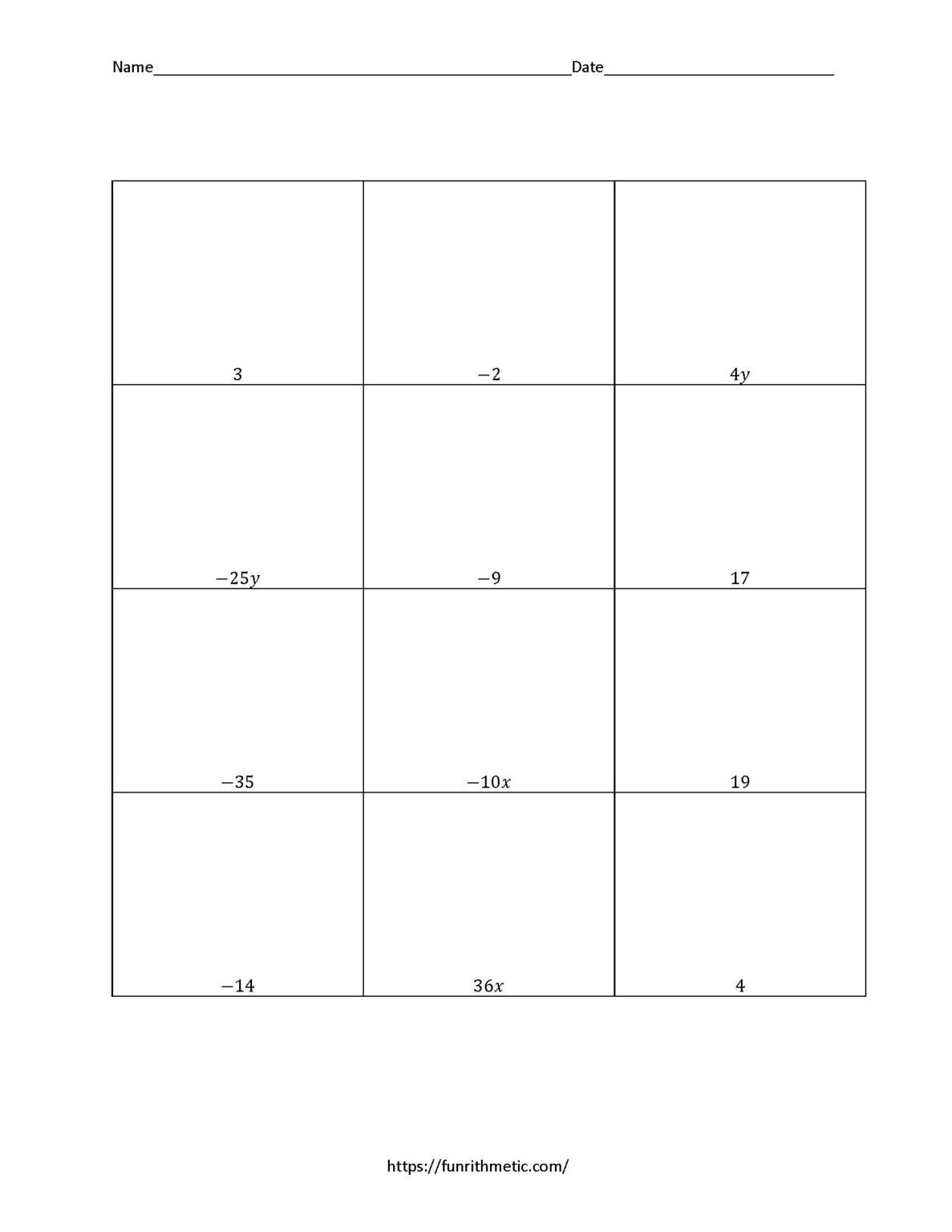 Matrix Multiplication Create and Color | Funrithmetic