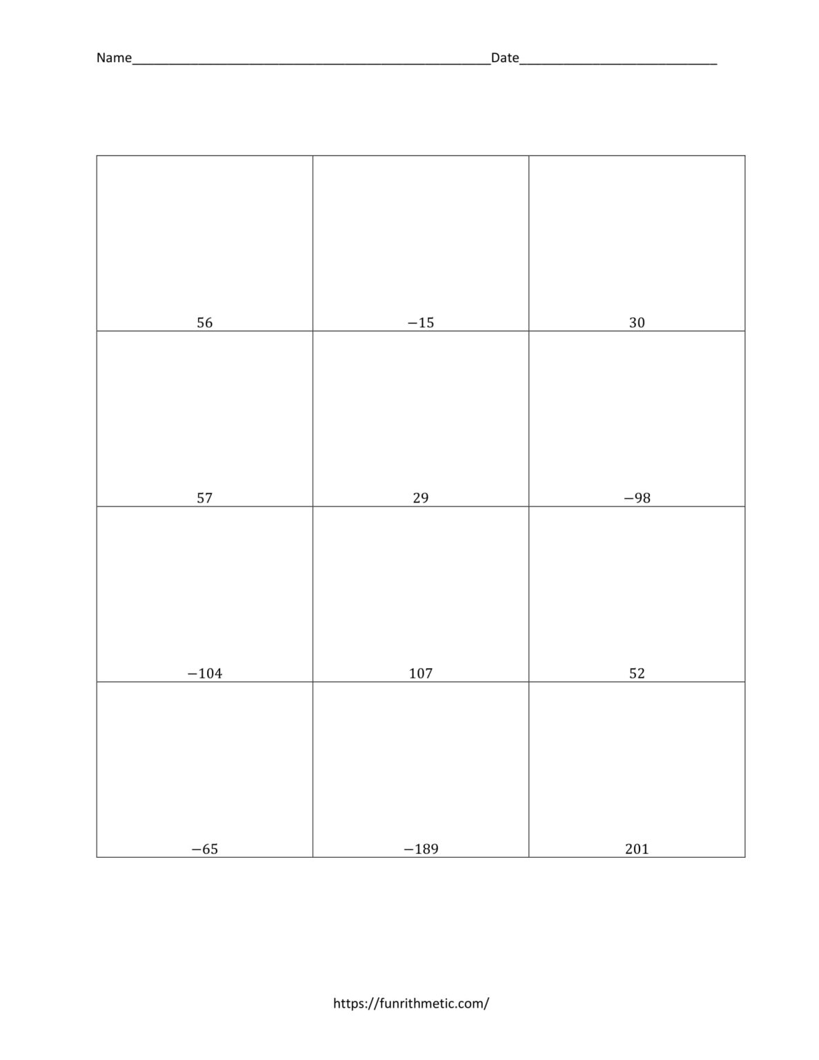 Order of Operations Create and Color | Funrithmetic